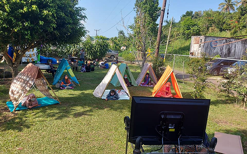 In Puerto Rico, Hundreds of Youngsters Campout at Home During National ...