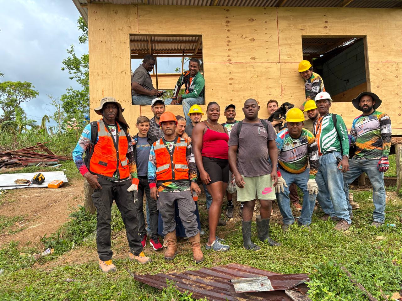 Belize Volunteer Team Helps Rebuild Homes in Western Jamaica After ...